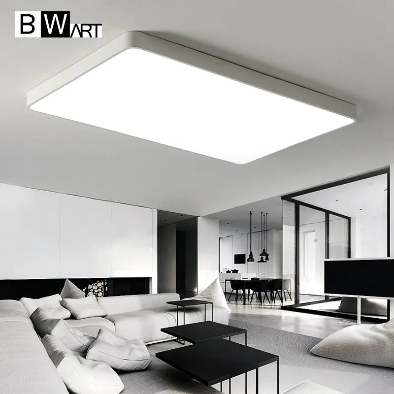 BWART New rectangle Modern led ceiling lights for living room bedroom ...