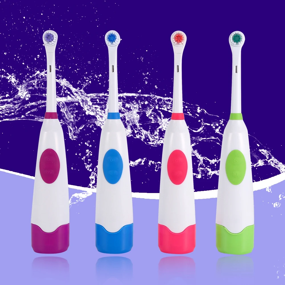 Electric-Toothbrush-2-Replaceable-Brush-Heads-IPX7-Waterproof-Automatic ...