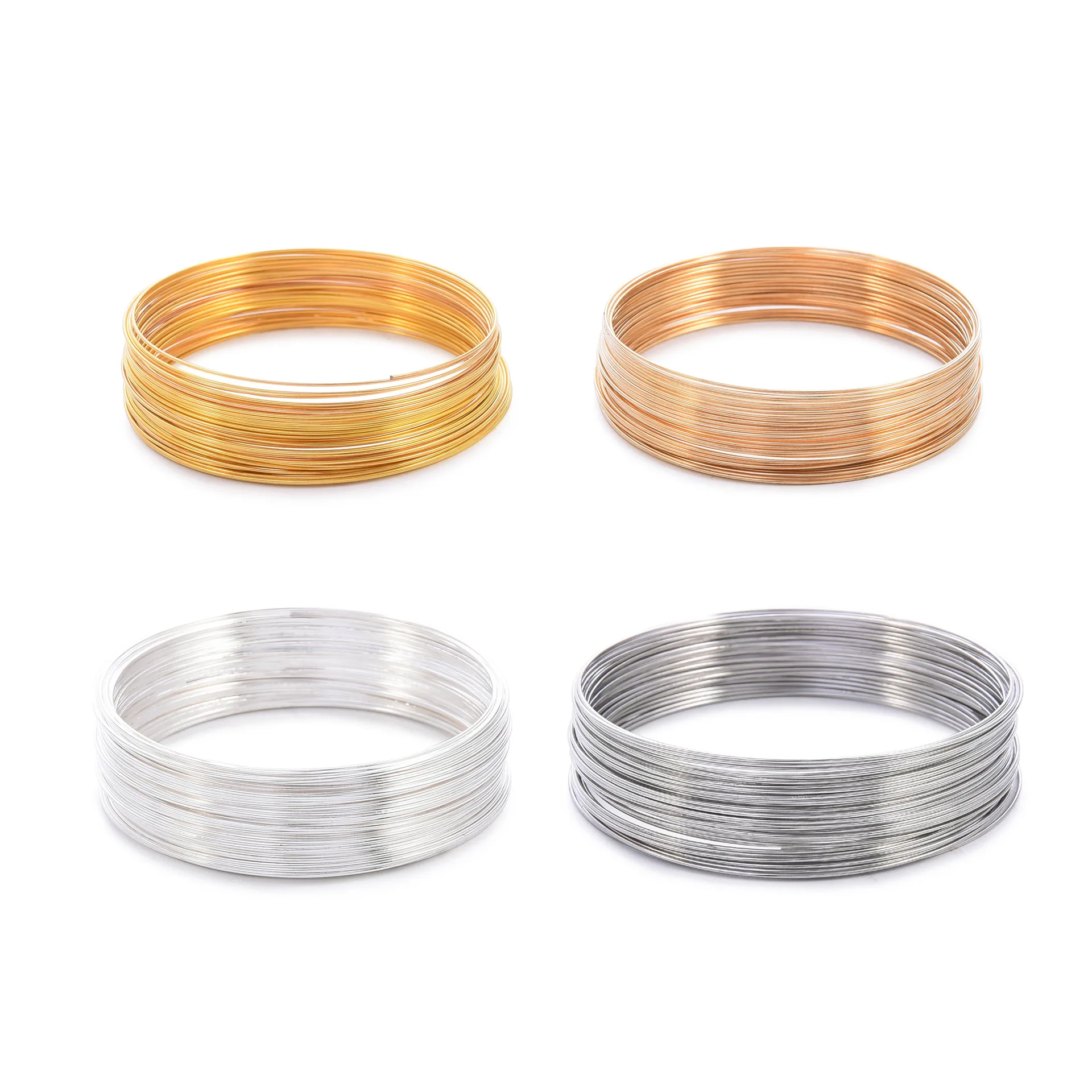 50-100-200-Loops-Lot-Diameter-6cm-Memory-Steel-Wire-Loops-Diy-Bracelet ...