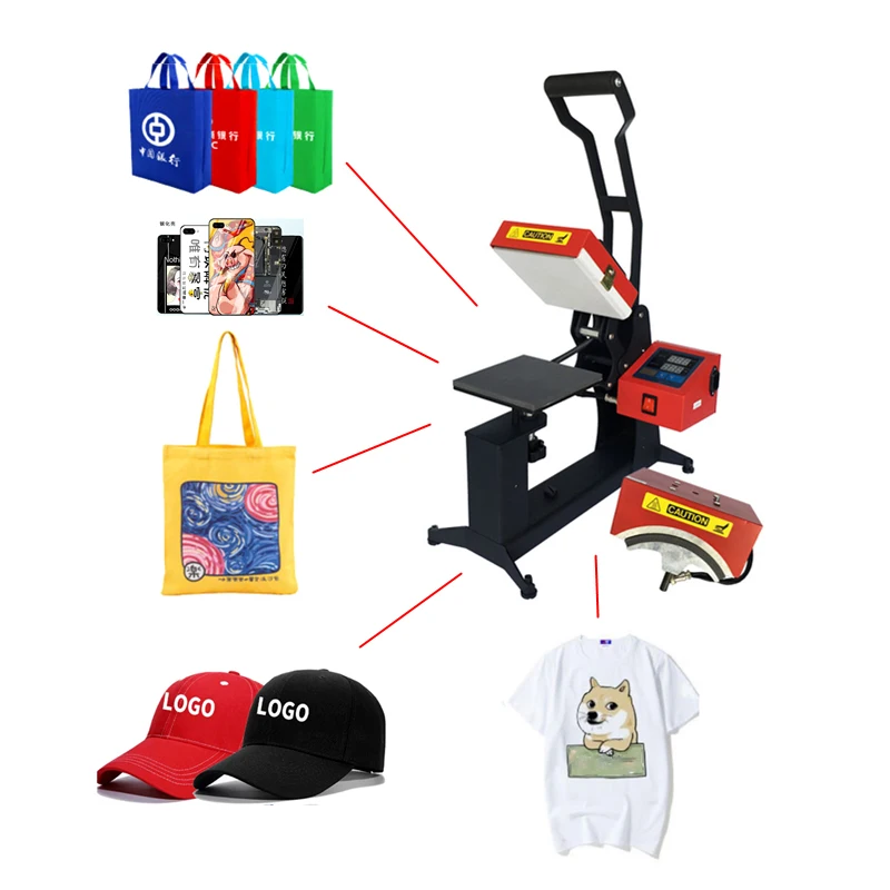 Automatic-Hat-Cap-Heat-Press-Printer-Label-Transfer-Stamping ...