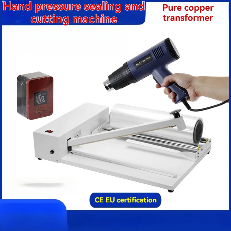 Hand Pressure Sealing And Cutting Machine Pof Heat Shrink Machine Small ...