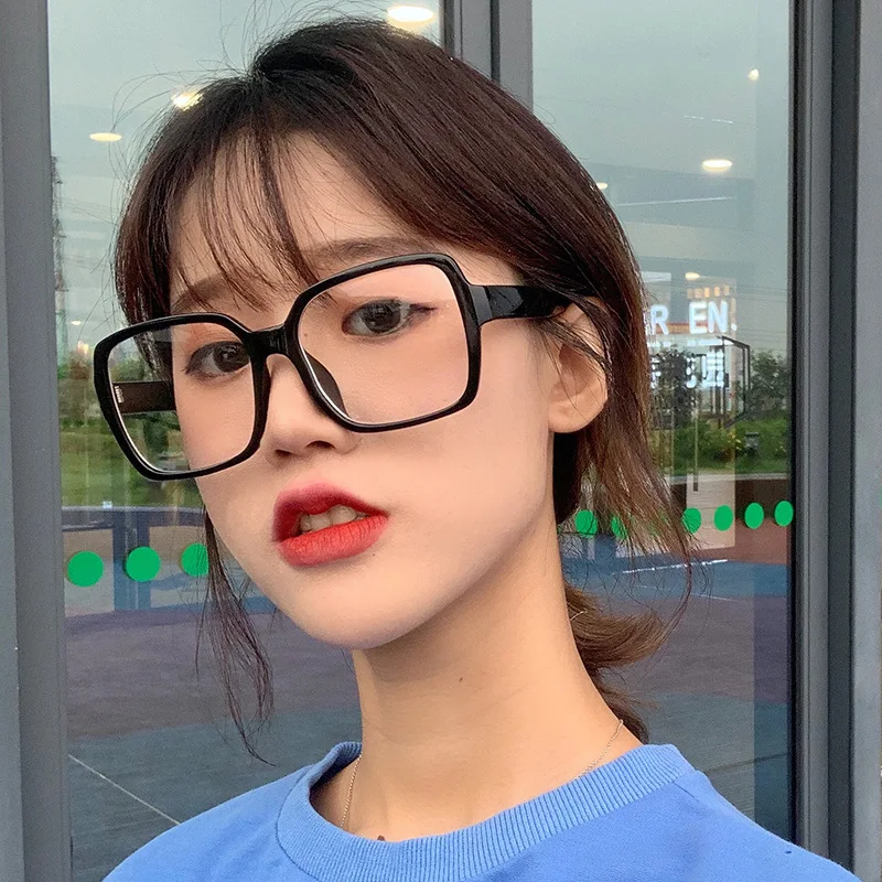 Fashion Trendy Men's Glasses Frame Classic Square Shape Glasses Women ...