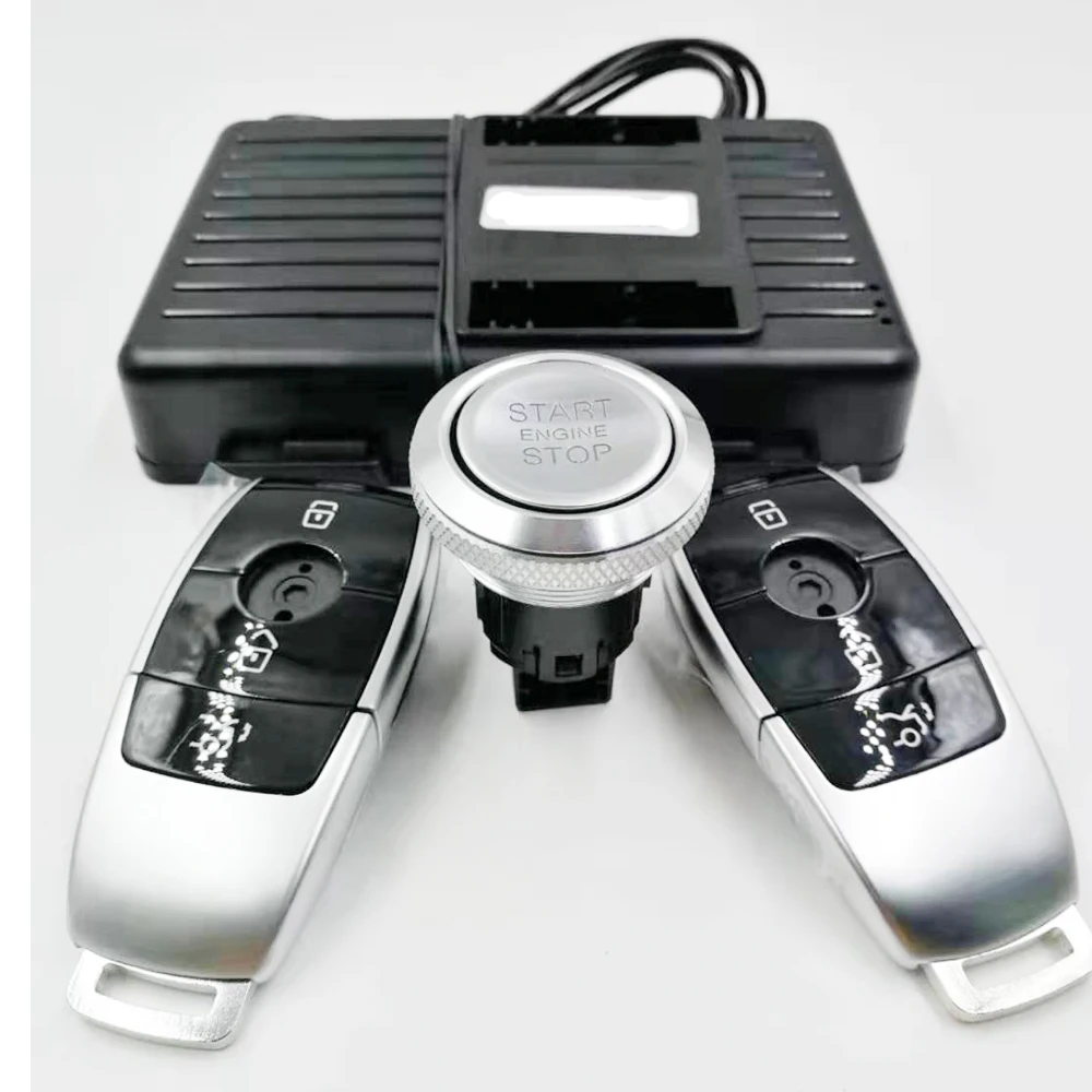 PLUSOBD รถ Push To Start Remote Starter สำหรับ Mercedes Benz E W211ปี ...