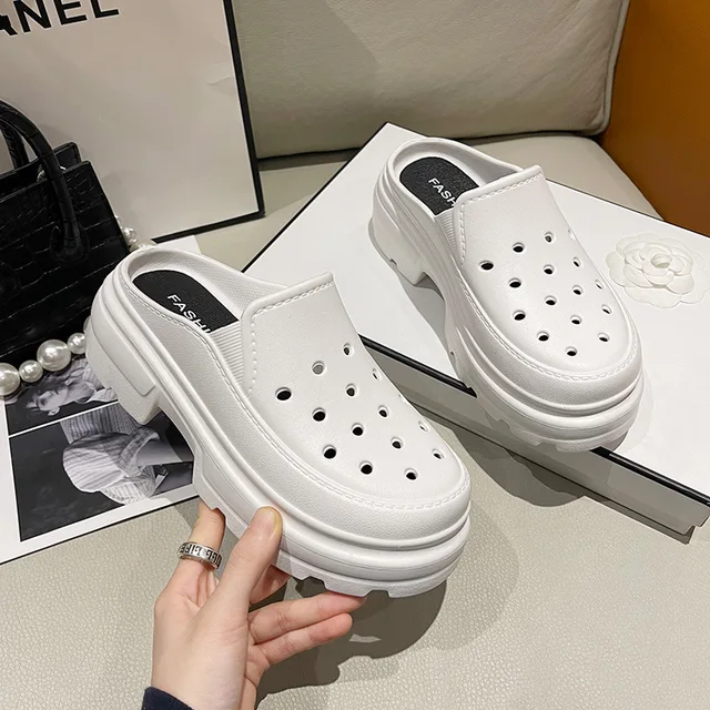 Summer Women Slides Platform Clogs Outdoor Garden Luxury Designer Shoes ...