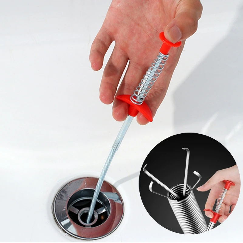 Spring Pipe Dredging Toolunclog Drain Cleaning Products for Home ...