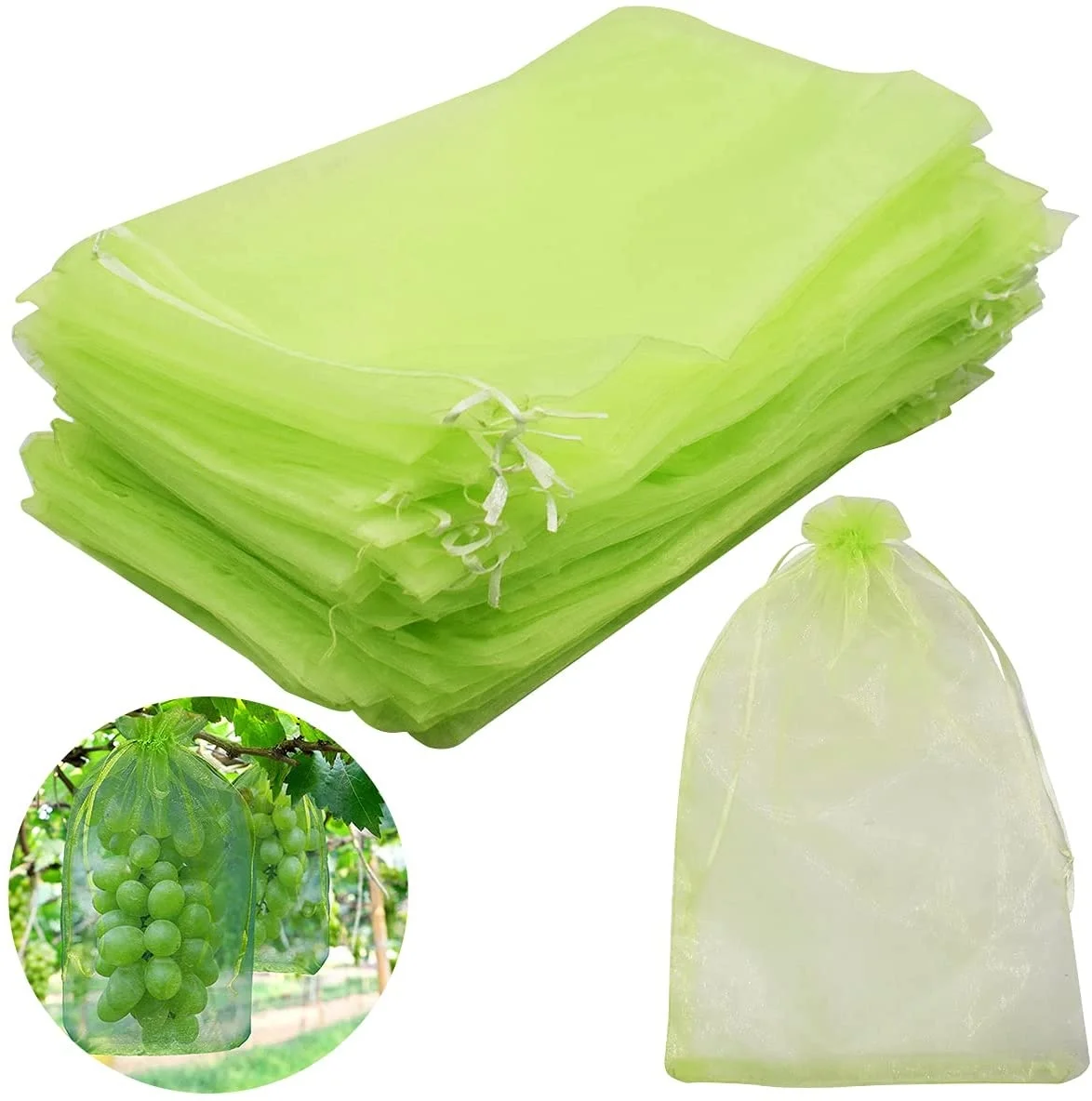 Jardinière,Sacs de Protection de raisin,100 pièces,fraises,anti-oiseaux ...
