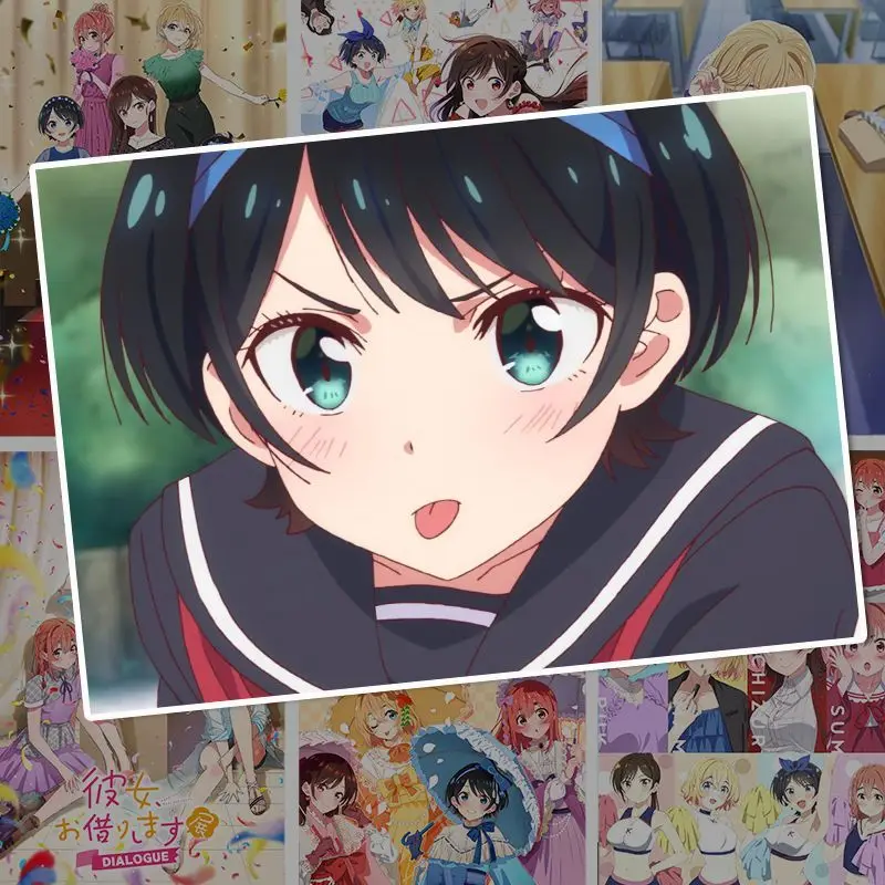 3PCS-Animation-Rent-a-Girlfriend-Posters-Anime-Kanojo-Okarishimasu ...