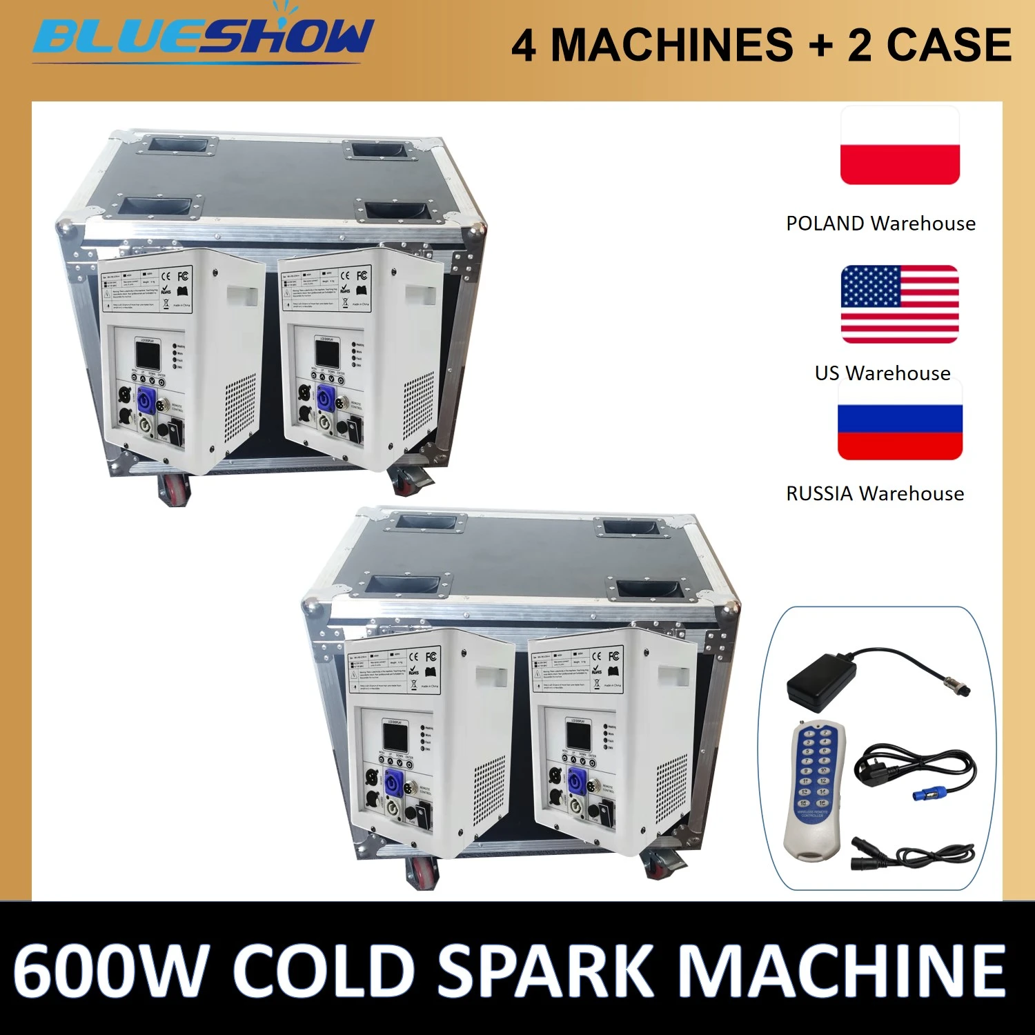 No Tax 2/4pcs Ti Powder Cold Spark Machine 600w Cold Firework Machine ...