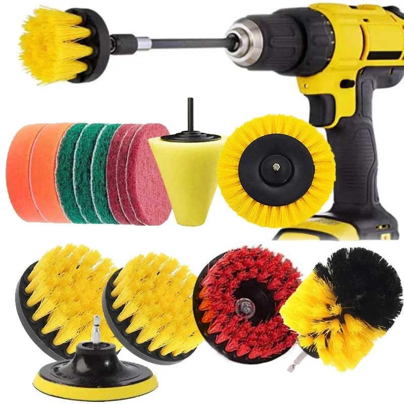 Electric-Drill-Brush-Cleaning-Power-Scrubber-Drill-Brush-Kit-Nylon ...