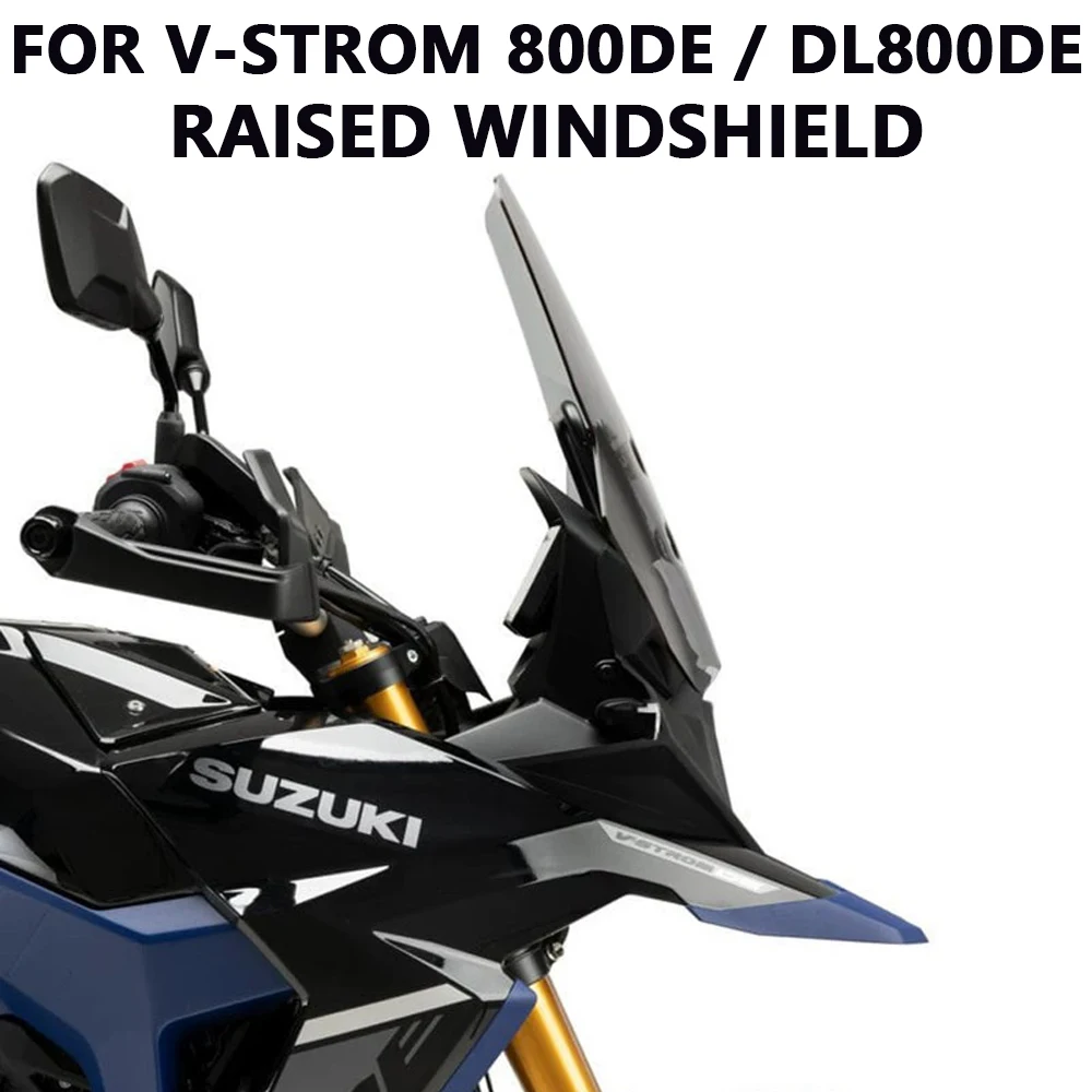 스즈키 V-STROM DL800DE 용 윈드 스크린, 오토바이 전면 윈드 실드, 상향 편향기, DL 800 DE 높이 윈드 ...