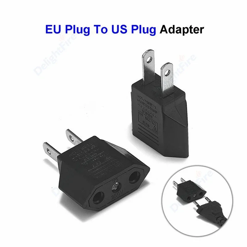 1pc-US-American-Plug-Adapter-2-Pin-EU-European-Euro-To-US-Travel ...