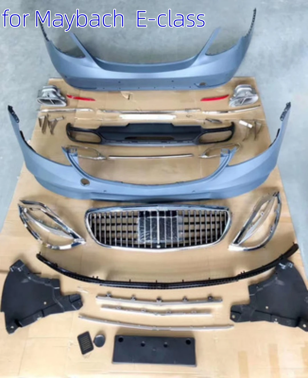 Body-Kit-for-Mercedes-Benz-S-class-E-class-W222-Modified-Maybach-front ...