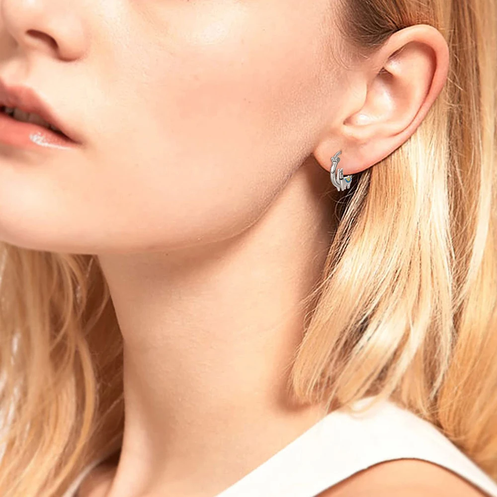 Cartoon Hoop Earrings