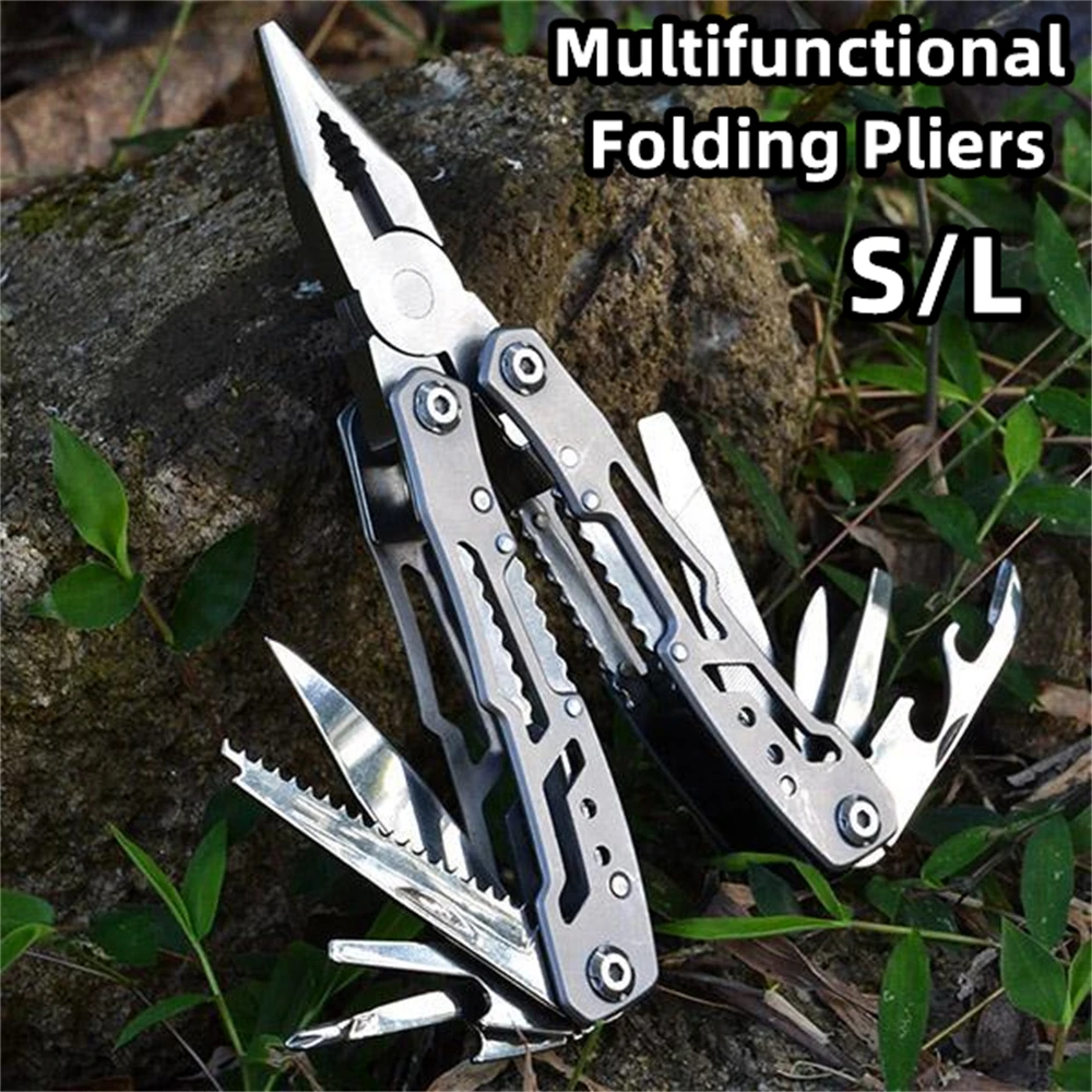 Portable Mini Multitool 420 Stainless Steel Multitool Pliers Knife ...