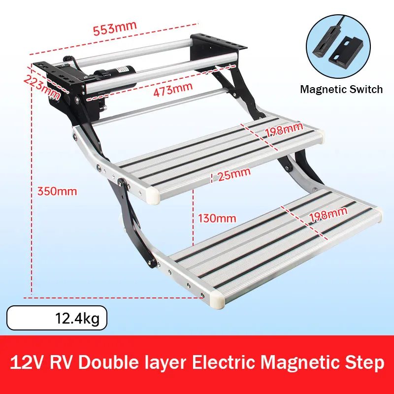 12V-RV-Electric-Magnetic-Step-Double-Layer-Automatic-Slide-Out ...