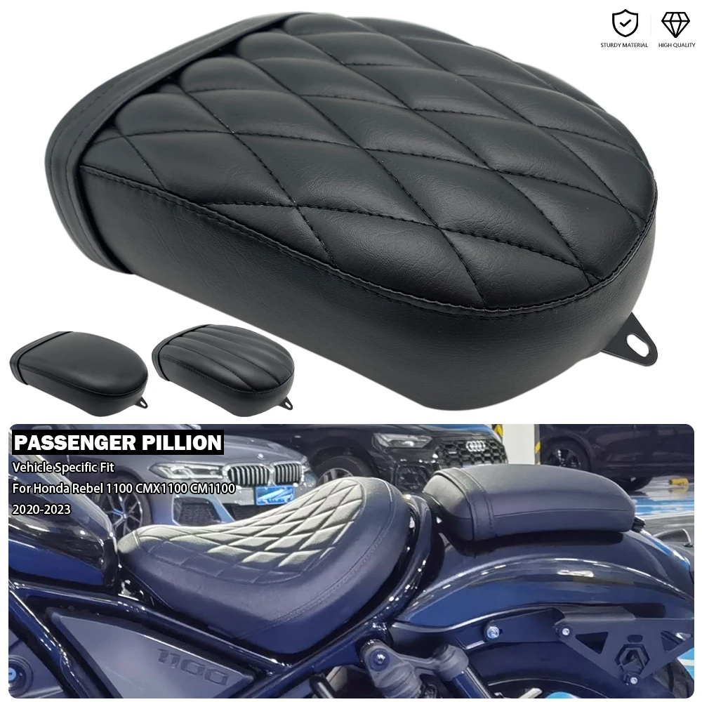 Motorcycle-Rear-Seats-Pad-Passenger-Pillion-Solo-Cushion-Fits-For-Honda ...