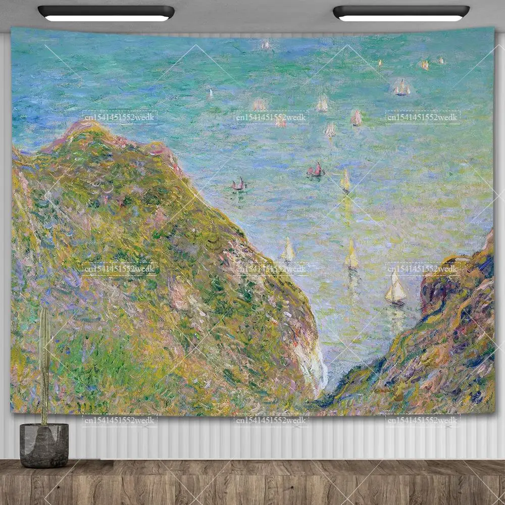 Claude Monet Artwork Wall Art Decor Tapestry Garden Floral Landscape ...
