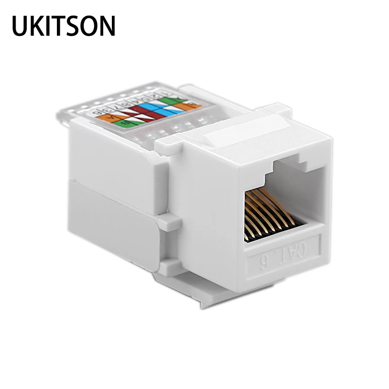CAT6 RJ45 삽입 키스톤 기가비트 LAN 커플러 플러그 표준 T568A/B 네트워크 모듈 슬롯, 인터넷 잭 이더넷 커넥터 ...
