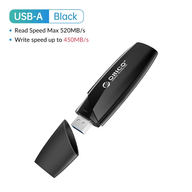 ORICO New Trend USSD Solid State U Disk 520MB/S High Speed Mobile SSD ...