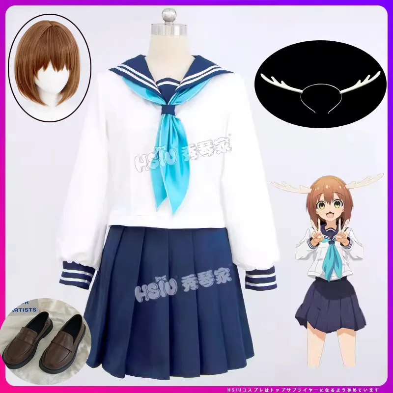 My-Deer-Friend-Nokotan-Noko-Shikanoko-Cosplay-Costume-Wig-Shoes-School ...