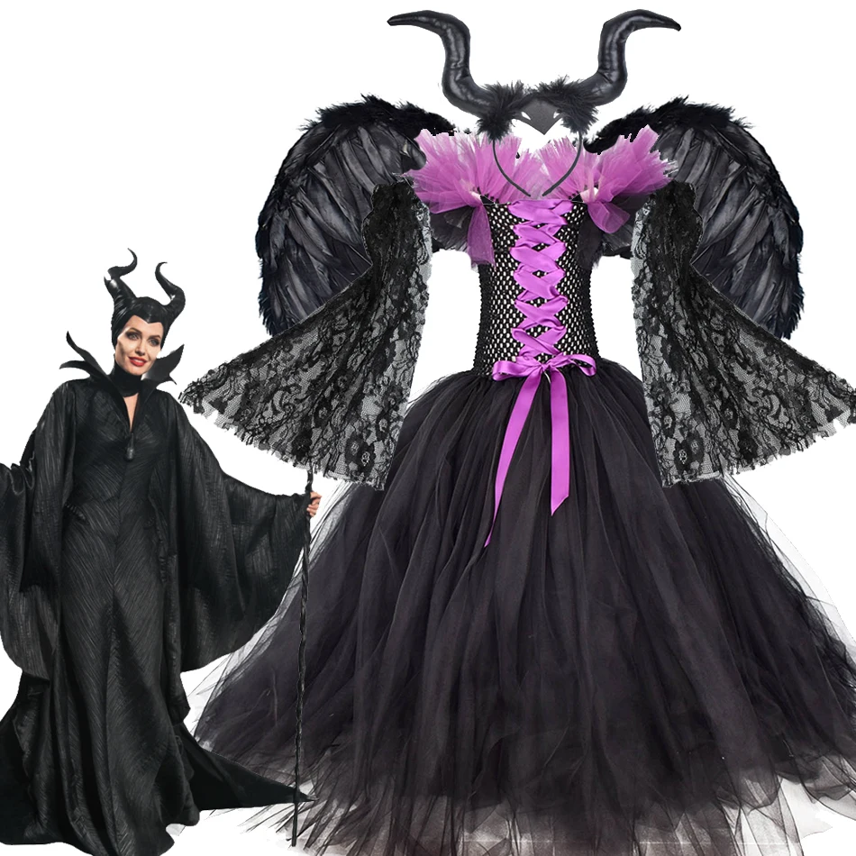 Maleficent Costume Adult With Wings