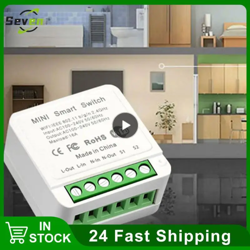 Tuya-WiFi-MiNi-Smart-Switch-With-Power-Monitor-16A-2-way-Control-Timer ...