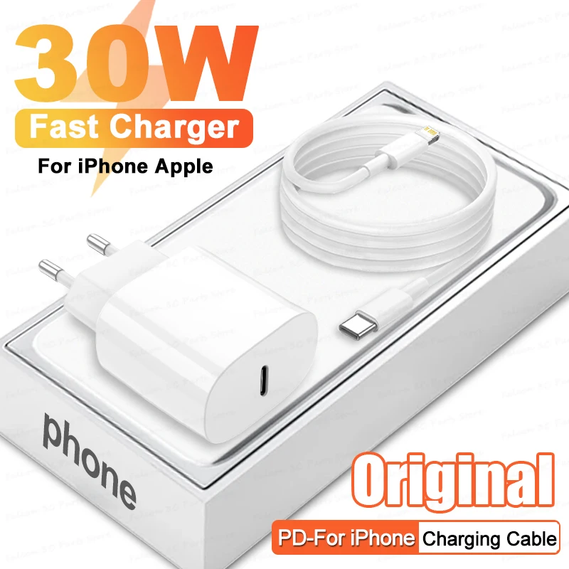 30W PD3.0 Quick Charger For iPhone 11 13 12 14 Pro Max XR XS SE 8 Plus ...