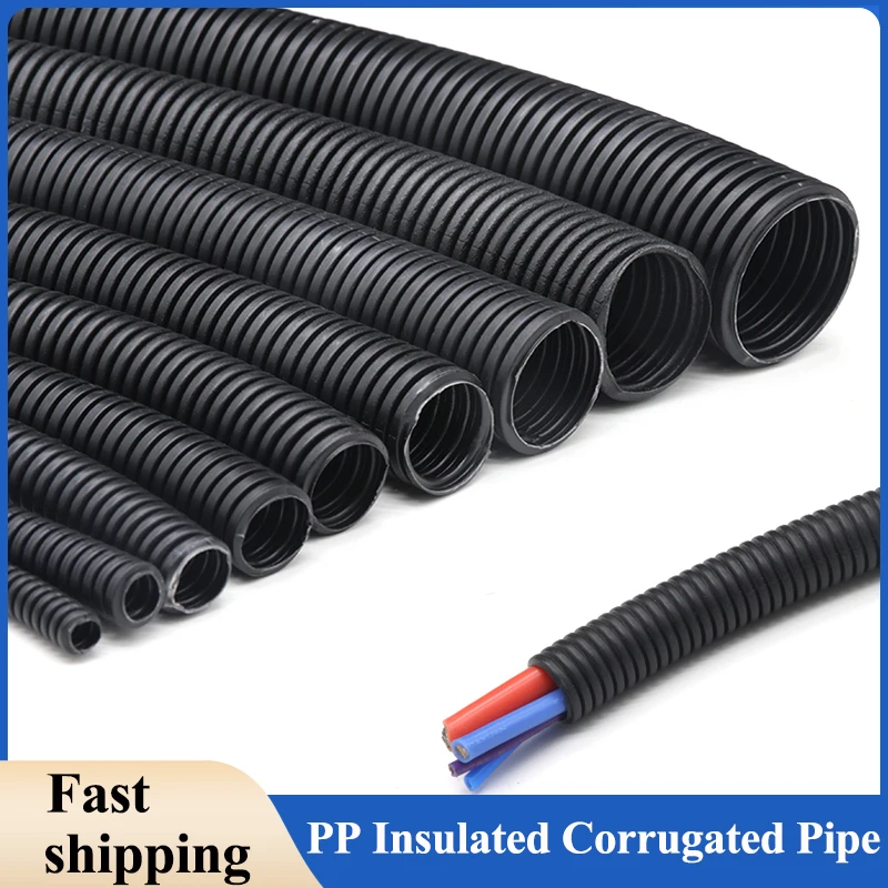 7-5mm-34-5mm-Black-PP-Insulated-Corrugated-Pipe-Wire-Hose-Plastic ...