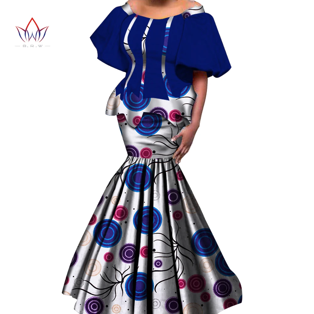 2022-New-African-Kanga-Dresses-For-Women-Dashiki-Traditional-Cotton-Top ...