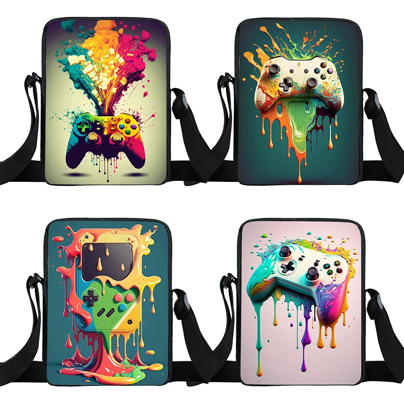 Gamepad-Video-Game-fan-Print-Crossbody-Bag-Gamer-Controller-Handbags ...