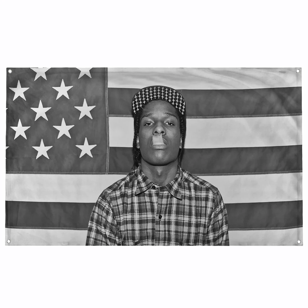 Asap Rocky American Flag Shirt