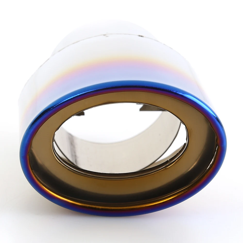 Burnt-Color-Car-Exhaust-Tip-Stainless-Steel-Straight-Muffler-Silencer ...