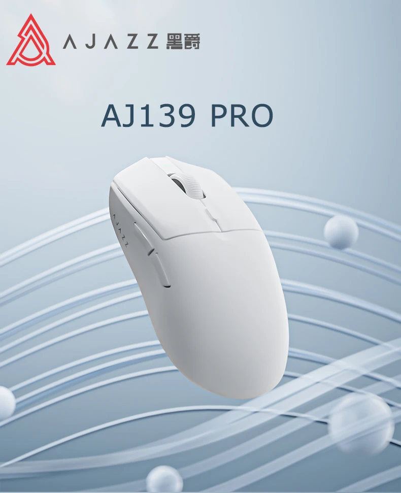 New-AJ139Pro-Wireless-Mouse-2-4GHz-Wired-Gaming-Mouse-PAW3395-26000DPI ...