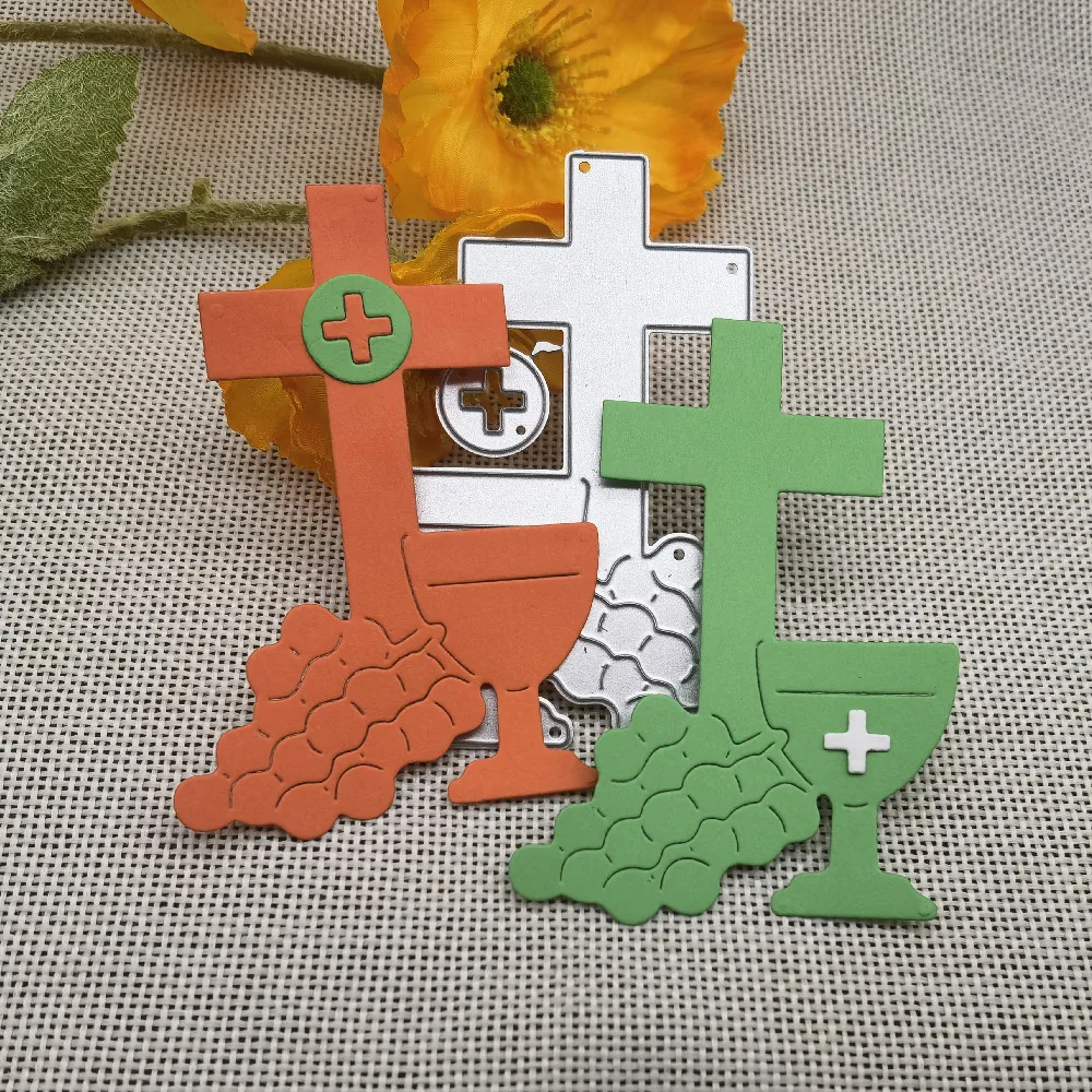 Wine-glass-cross-Cutting-Dies-Stencils-For-DIY-Scrapbooking-Decorative ...