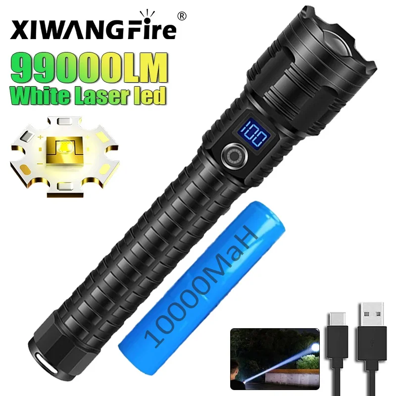 1000000LM-Ultra-Powerful-Flashlight-Zoom-5000M-Long-Range-Torch-High ...
