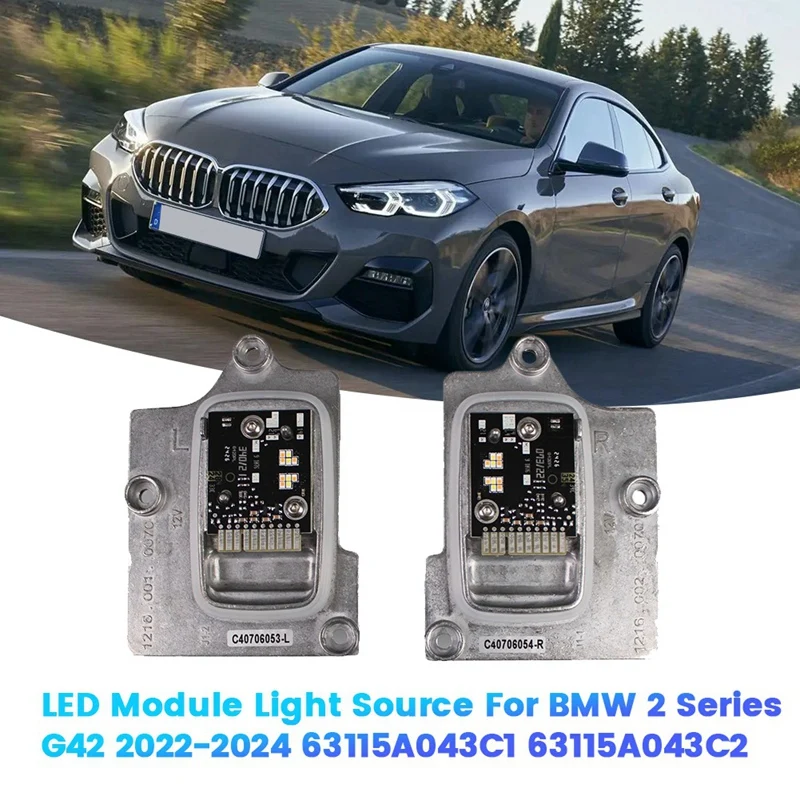 1Pair-Front-LED-Module-Daytime-Running-Light-Source-63115A043C1 ...