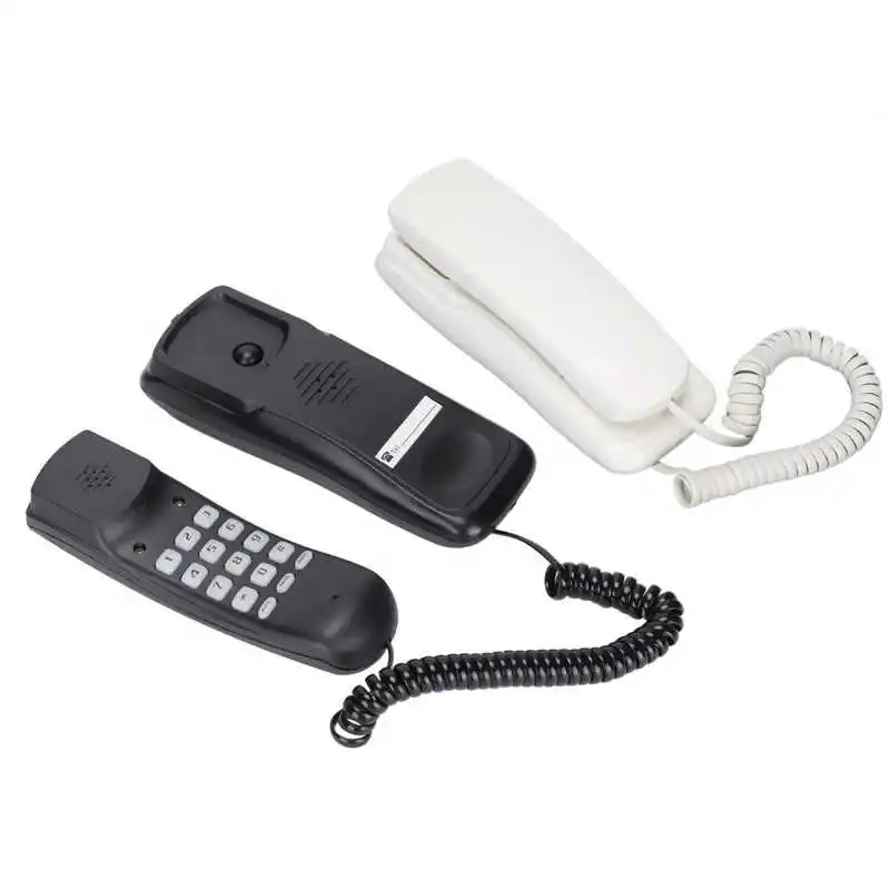 Mini Phone Office Telephone Desktop Wall Mountable Telephone Home ...
