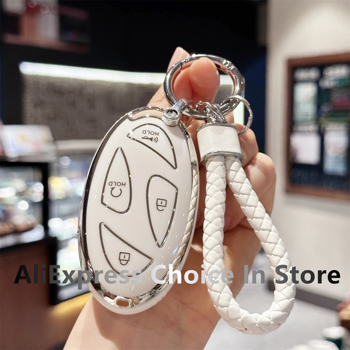 Premium-Key-Fob-Case-Cover-with-Keychain-Lanyard-for-Hyundai-2023-2024 ...