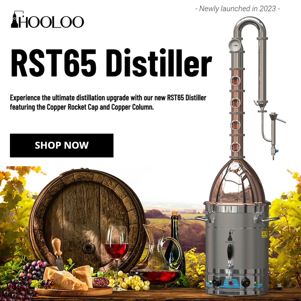 HOOLOO-RST65-Distiller-Home-Electric-Heating-Moonshine-Still ...