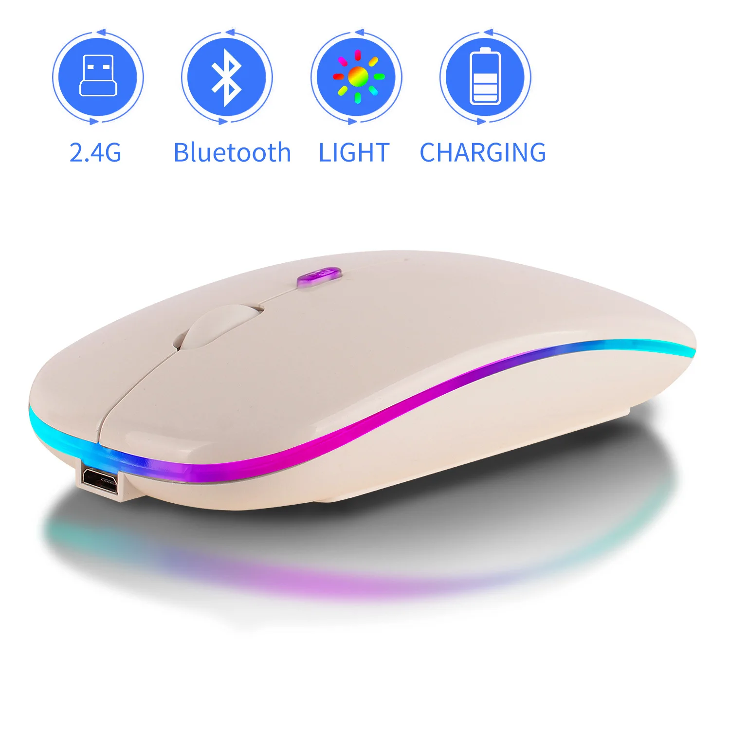 Dual-mode-2-4G-Wireless-Mouse-4-0-Bluetooth-Mouse-for-Android-Pingguo ...