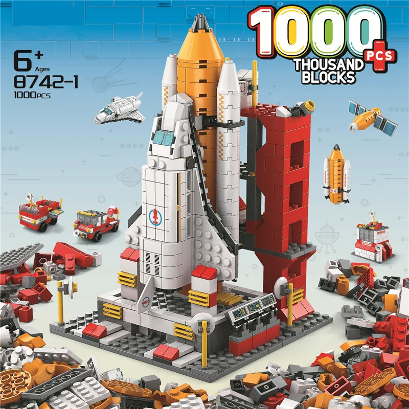 1000PCS-Aviation-Spaceport-Model-Shuttle-Space-Rocket-Launch-Center ...