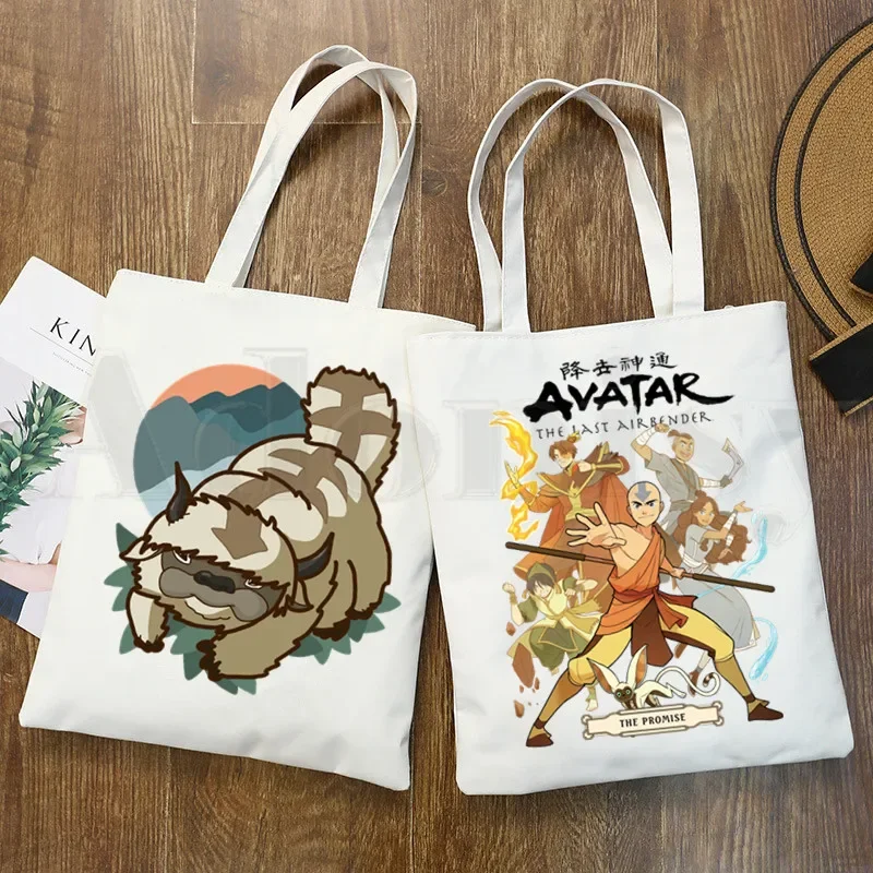 Avatar-The-Last-Airbender-Aang-Appa-Anime-Badass-Handbags-Shoulder-Bags ...