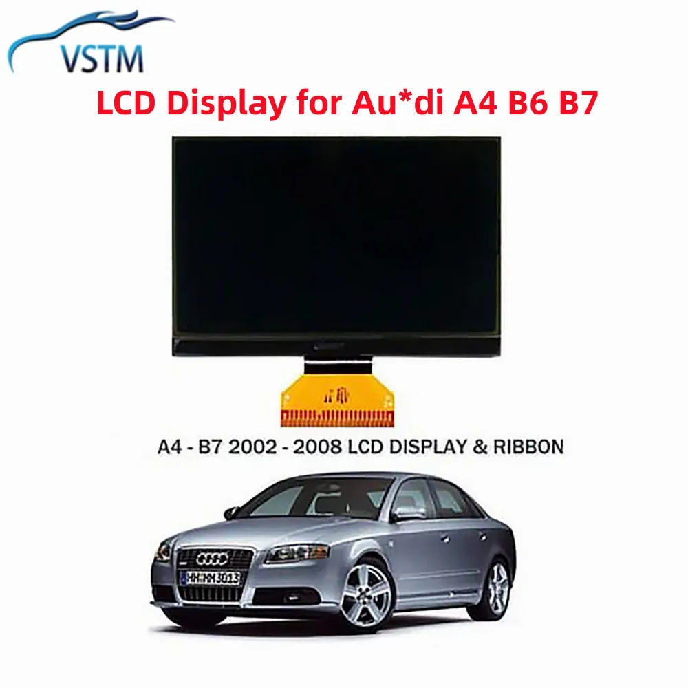 Newest-LCD-Display-for-Audi-A4-B6-B7-Instrument-Cluster-Speedometer ...