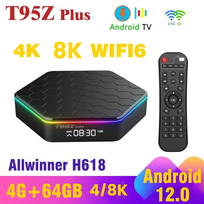 T95z-Plus-TV-Box-Android-12-0-Smart-HD-6K-Multifunction-Player-2-4G-5G ...