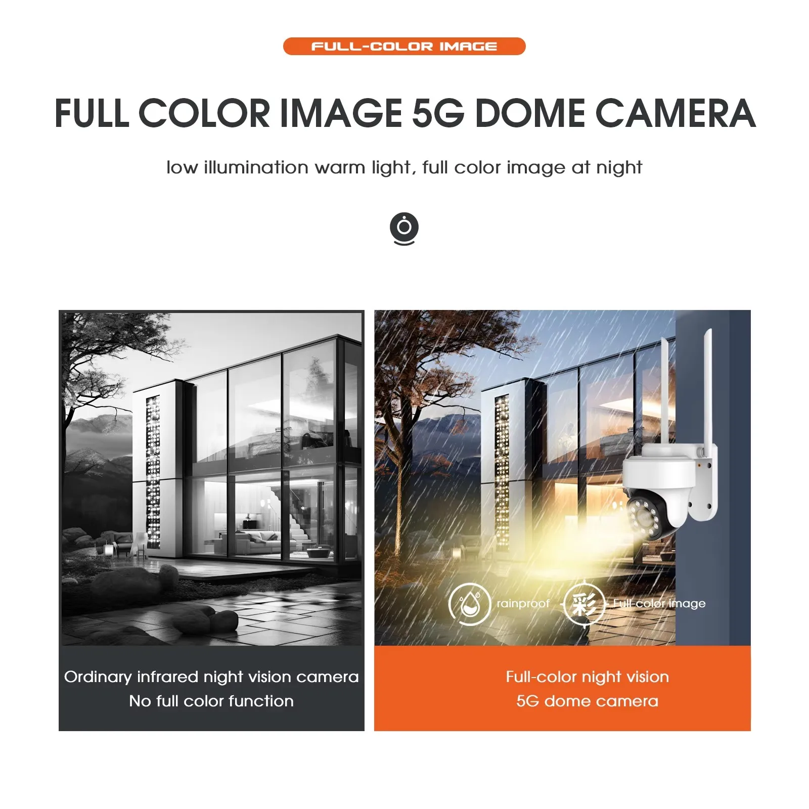 Tuya 6MP WiFi Camera Smart Home WiFi Security Cam Outdoor Night View ...