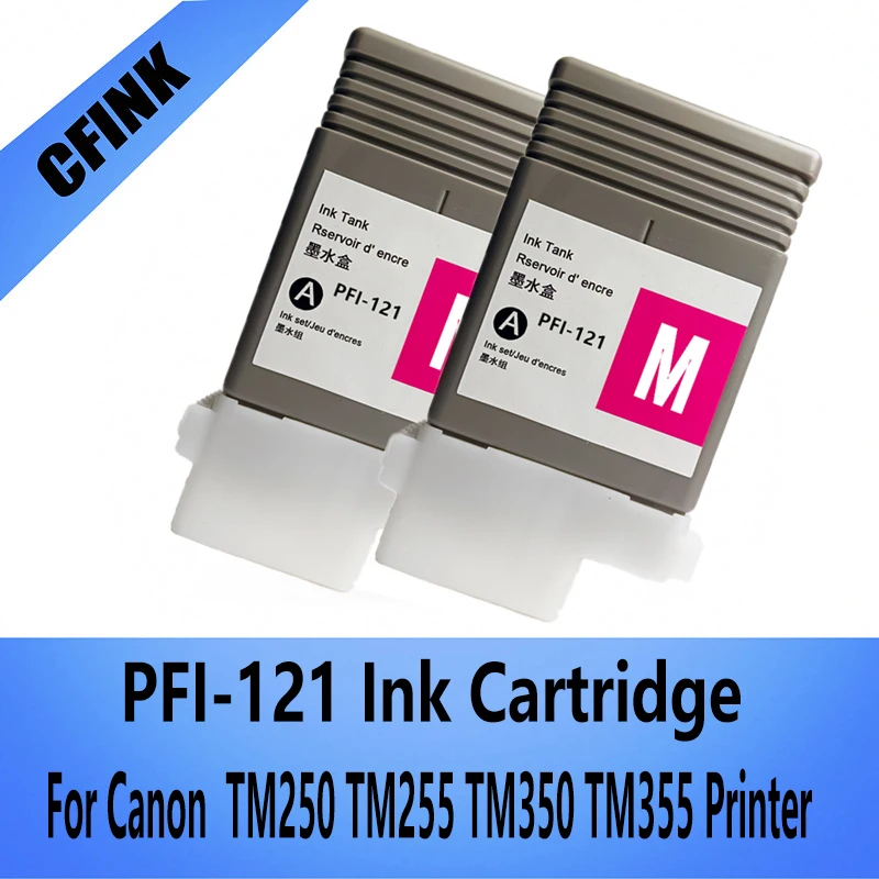 PFI 121 PFI-121 120 Ink Cartridge For Canon imagePROGRAF TM-200 TM-205 ...