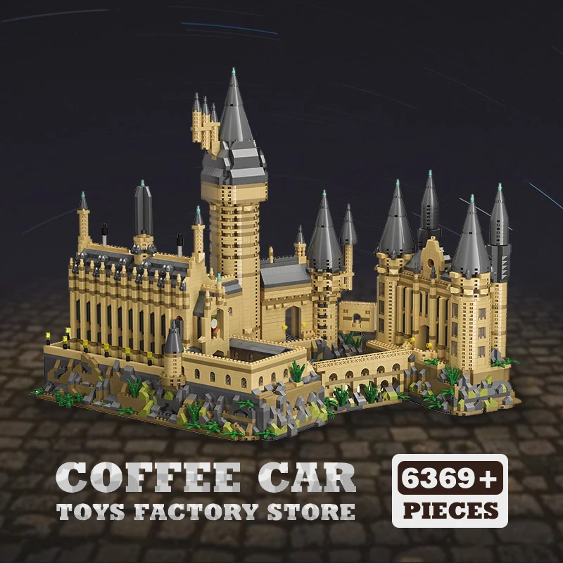 Creatieve-Middeleeuwse-Kasteel-Diamant-Moc-Blokken-Magic-Thema-School ...