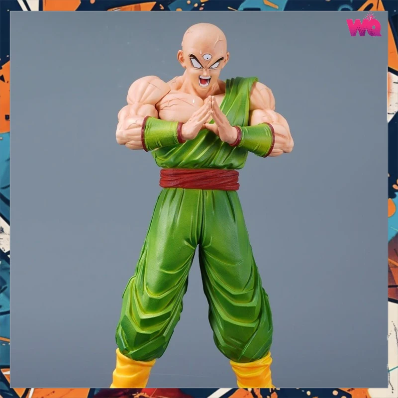 In Stock 34cm Dragon Ball Z Anime Figure Tien Shinhan Chiaotzu Figures ...
