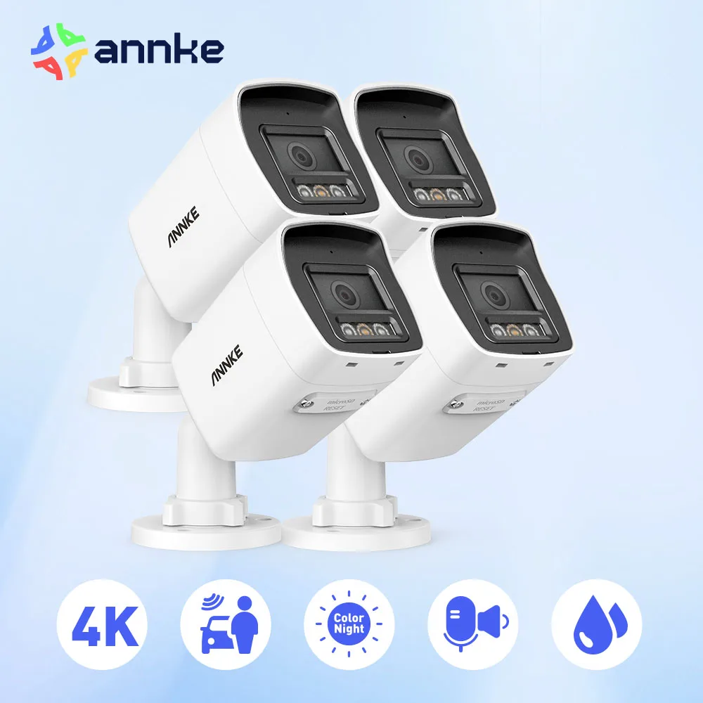 ANNKE-4K-IP-Camera-Outdoor-Indoor-Weatherproof-Bullet-4K-Video ...