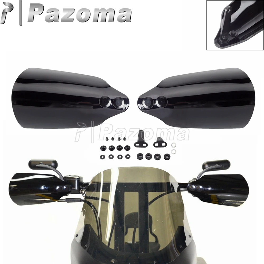 Motorcycle-Hand-Shield-Guard-Handle-Handguard-Protector-For-Harley ...